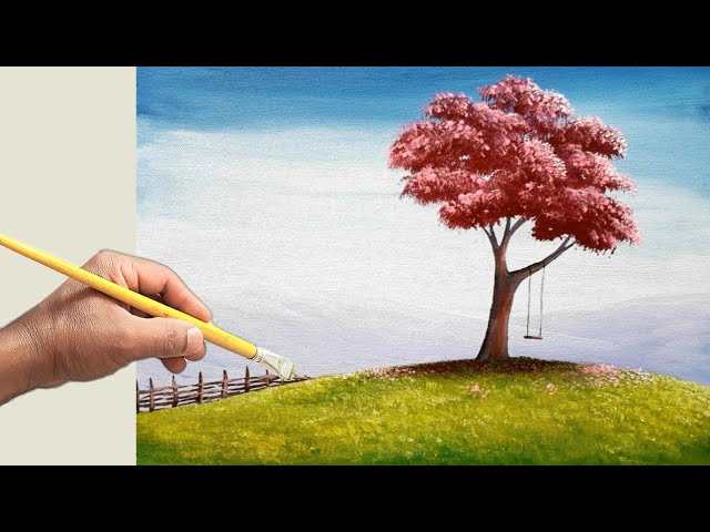 5 IDEIAS DE PINTURA EM TELA PARA INICIANTES (Lindas Inspirações)